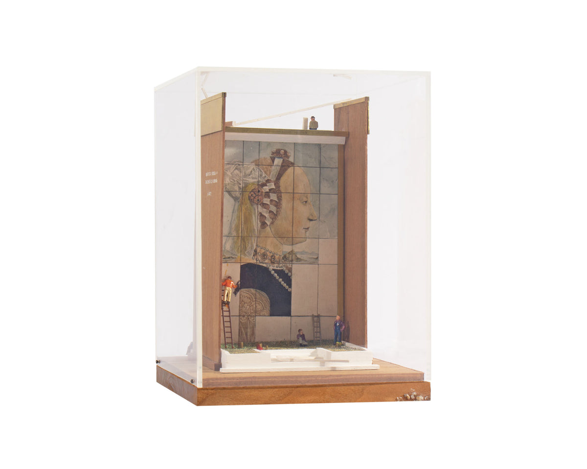 Gerald G. Boyce 1980s “Battista Sforza” Miniature Diorama Maquette ...