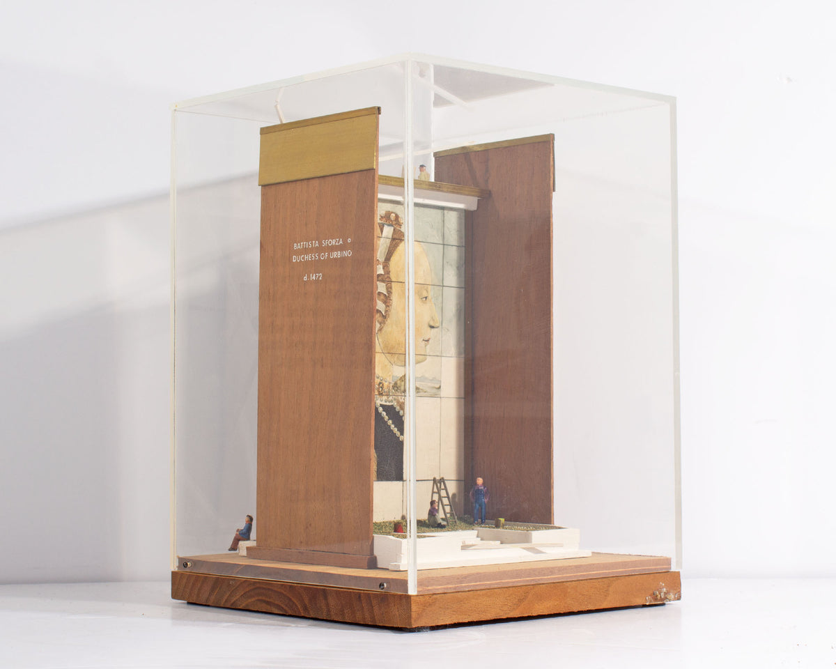 Gerald G. Boyce 1980s “Battista Sforza” Miniature Diorama Maquette ...