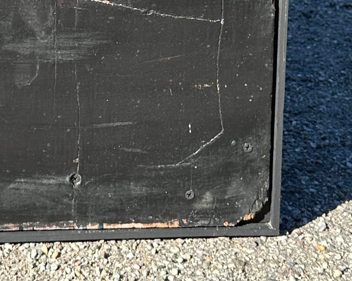 Slade Graves Signed “The Die is Cast” Mixed Media Painting on Board ...