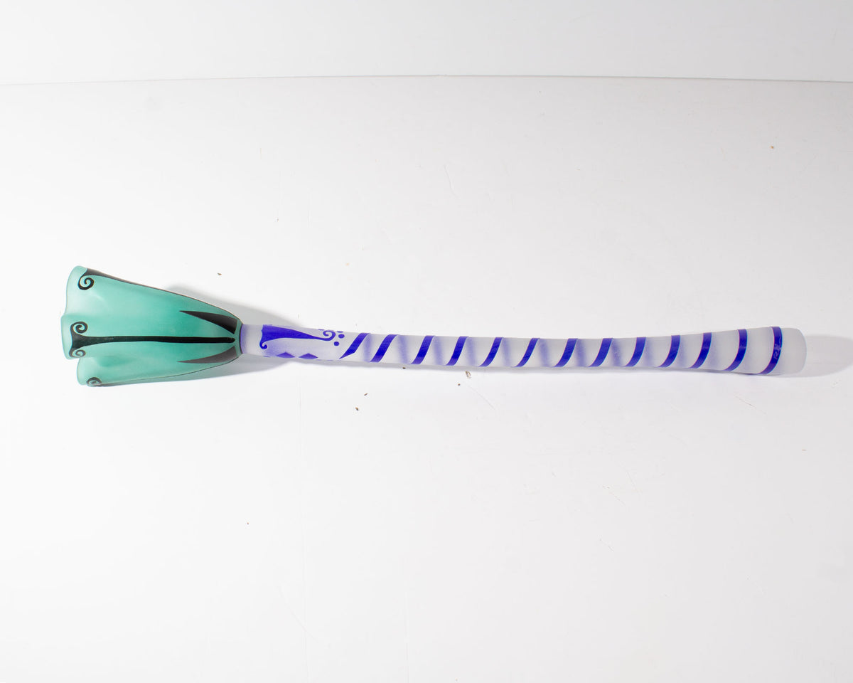 Stephen Fellerman Clair Raabe 1997 Art Glass Flower Sculpture – Sheafer ...